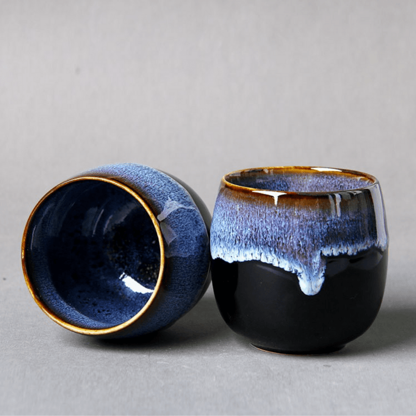 Ocean Waves Handmade Tea Cups – Ultrazo